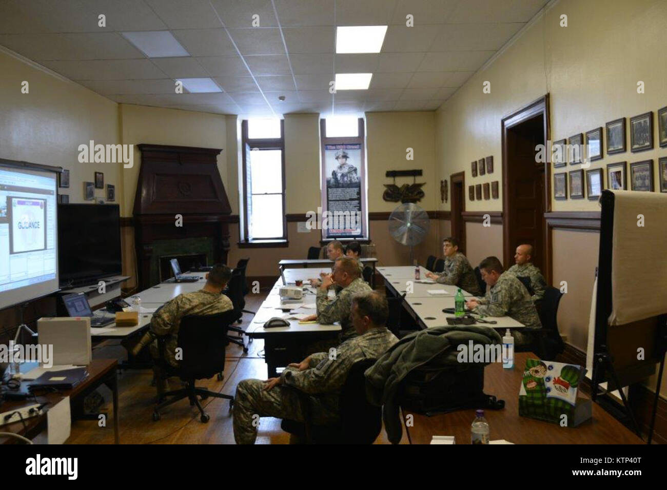 BUFFALO, NY-- Leaders of the New York Army National Guard's 153rd Troop ...