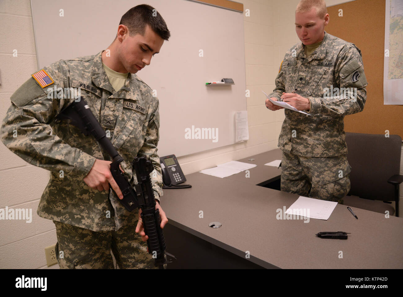 Pvt. Jonathan Kilburn, a geospatial soldier with 42nd Operations ...