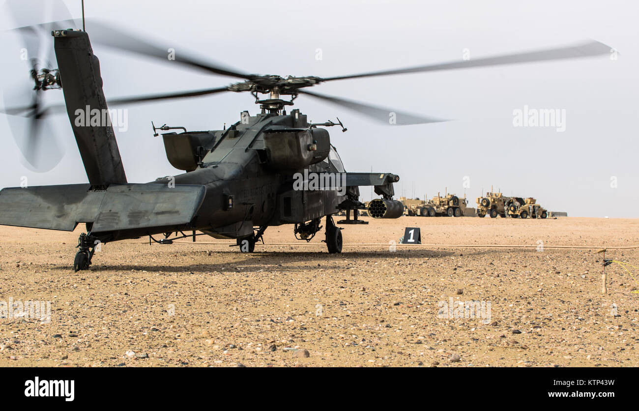 An AH-64 Apache, operated by 4th Battalion, 227th Attack Reconnaissance ...