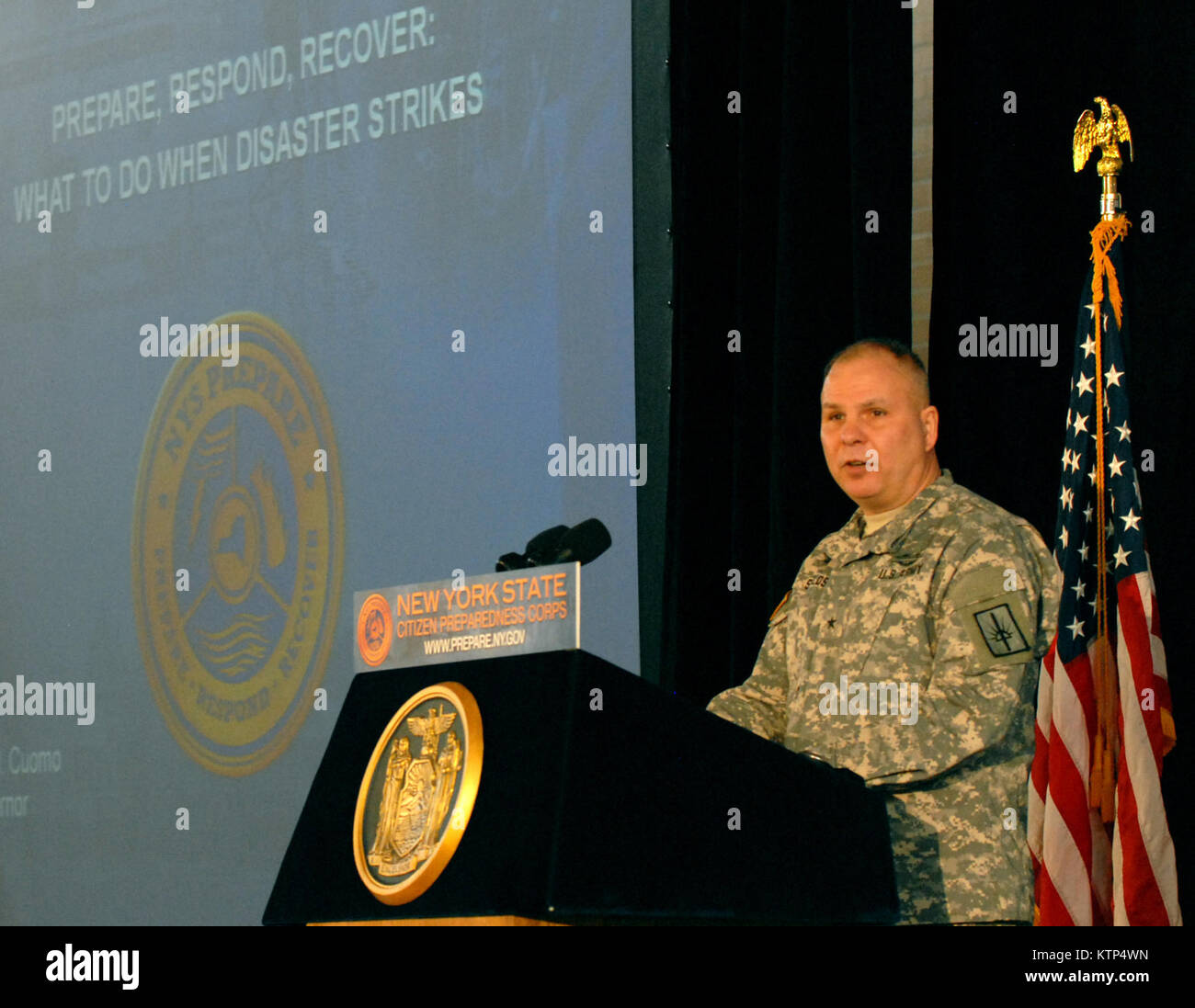 THIELLS, NY -- Brig. Gen. Raymond Shields, director of the joint staff ...