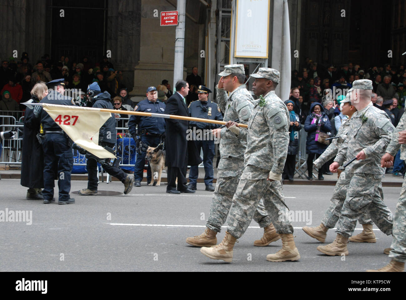 NEW YORK-- Soldiers of the New York Army National Guard's 1st Battalion ...