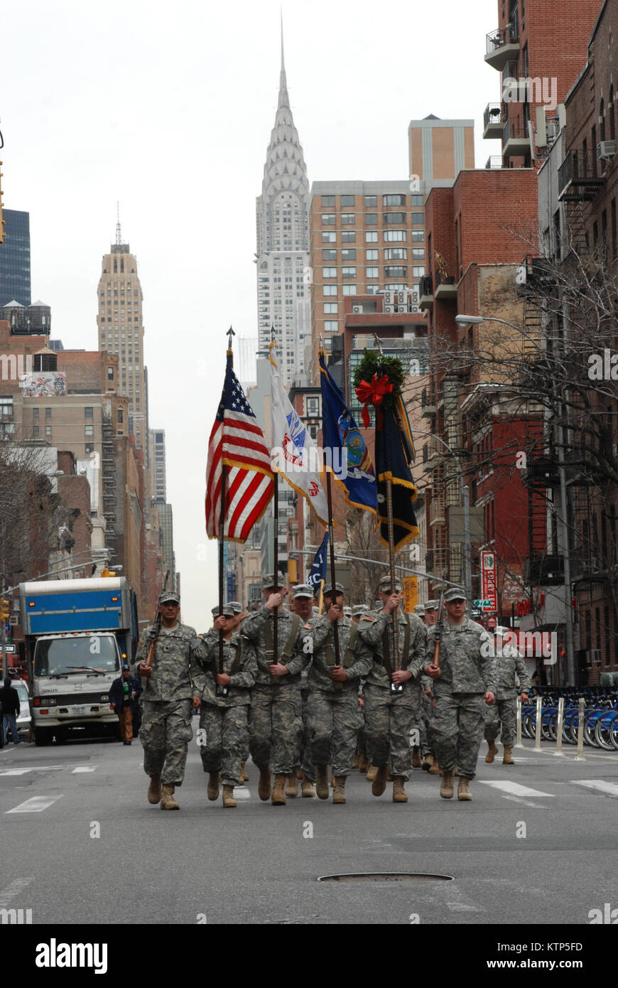 NEW YORK-- Soldiers of the New York Army National Guard's 1st Battalion ...