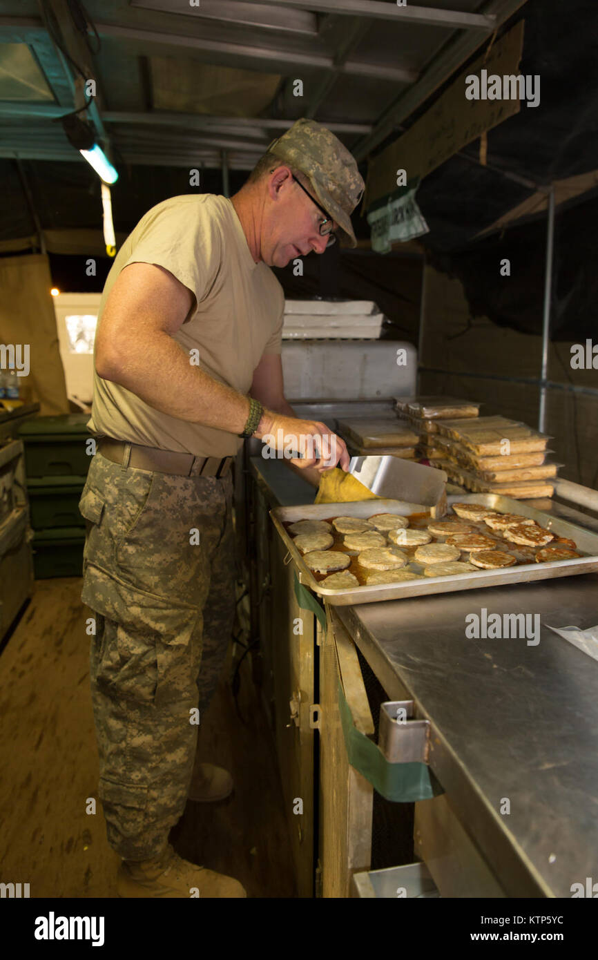 Sgt. Craig Smith, a cook with the 642nd Aviation Support Battalion ...