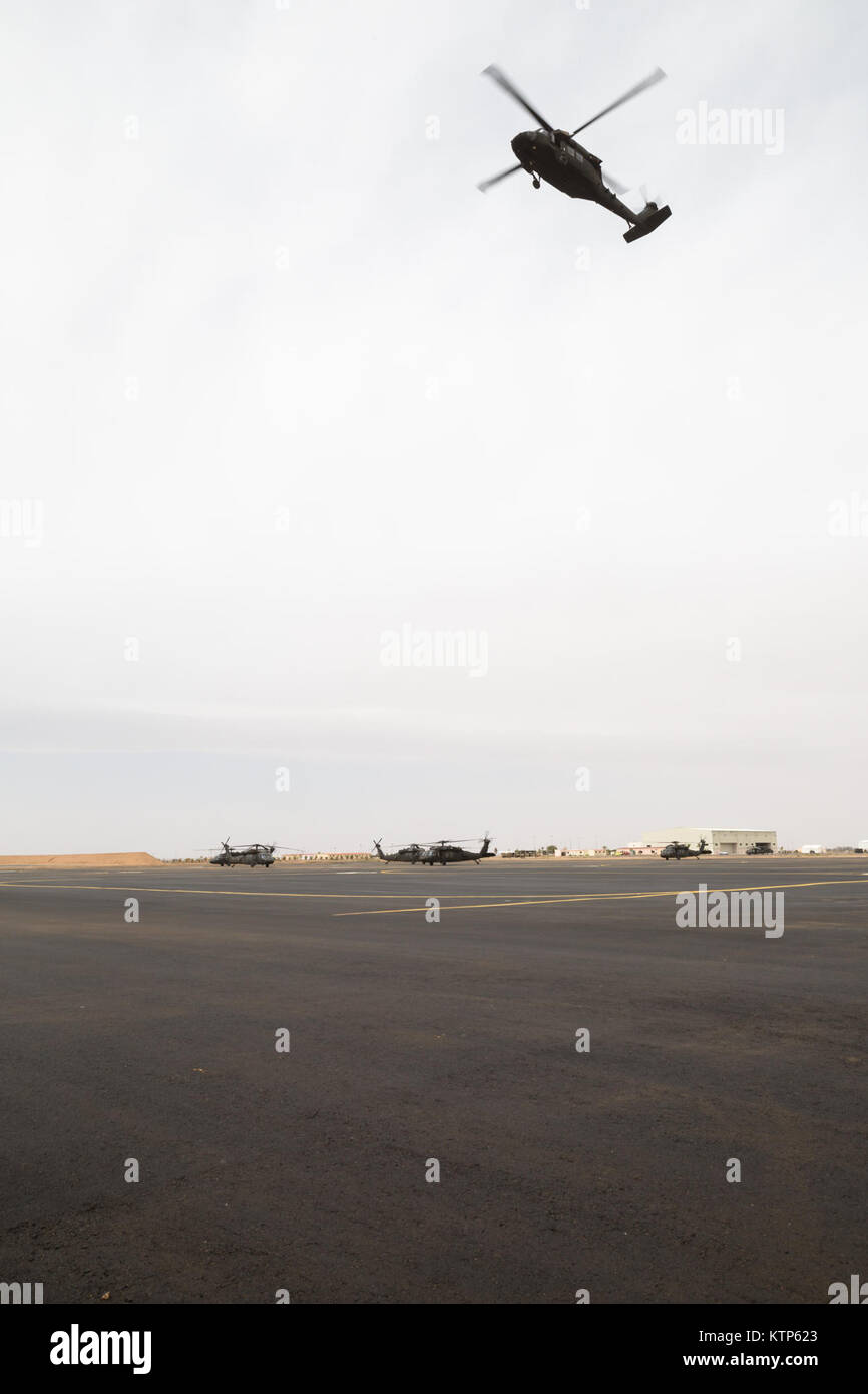 A U.S. Army UH-60 Black Hawk from Company A, 3rd Battalion, 238th ...
