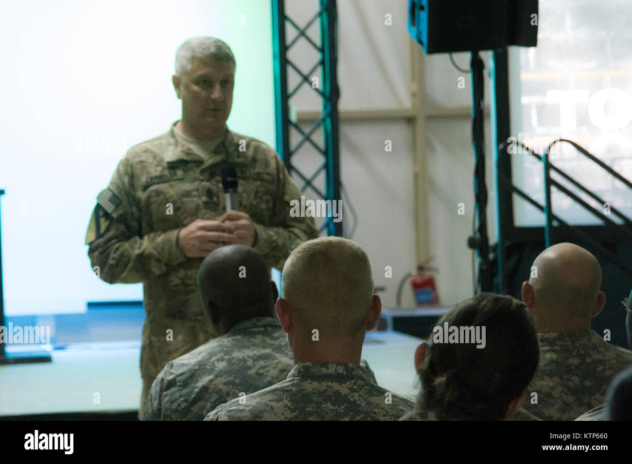 Command Sgt. Major Raymond F. Chandler III, the Sergeant Major of the ...