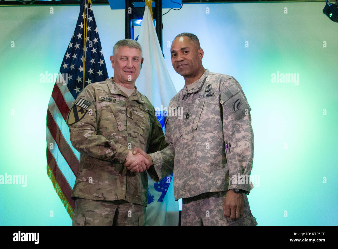 Command Sgt. Major Raymond F. Chandler III, the Sergeant Major of the ...