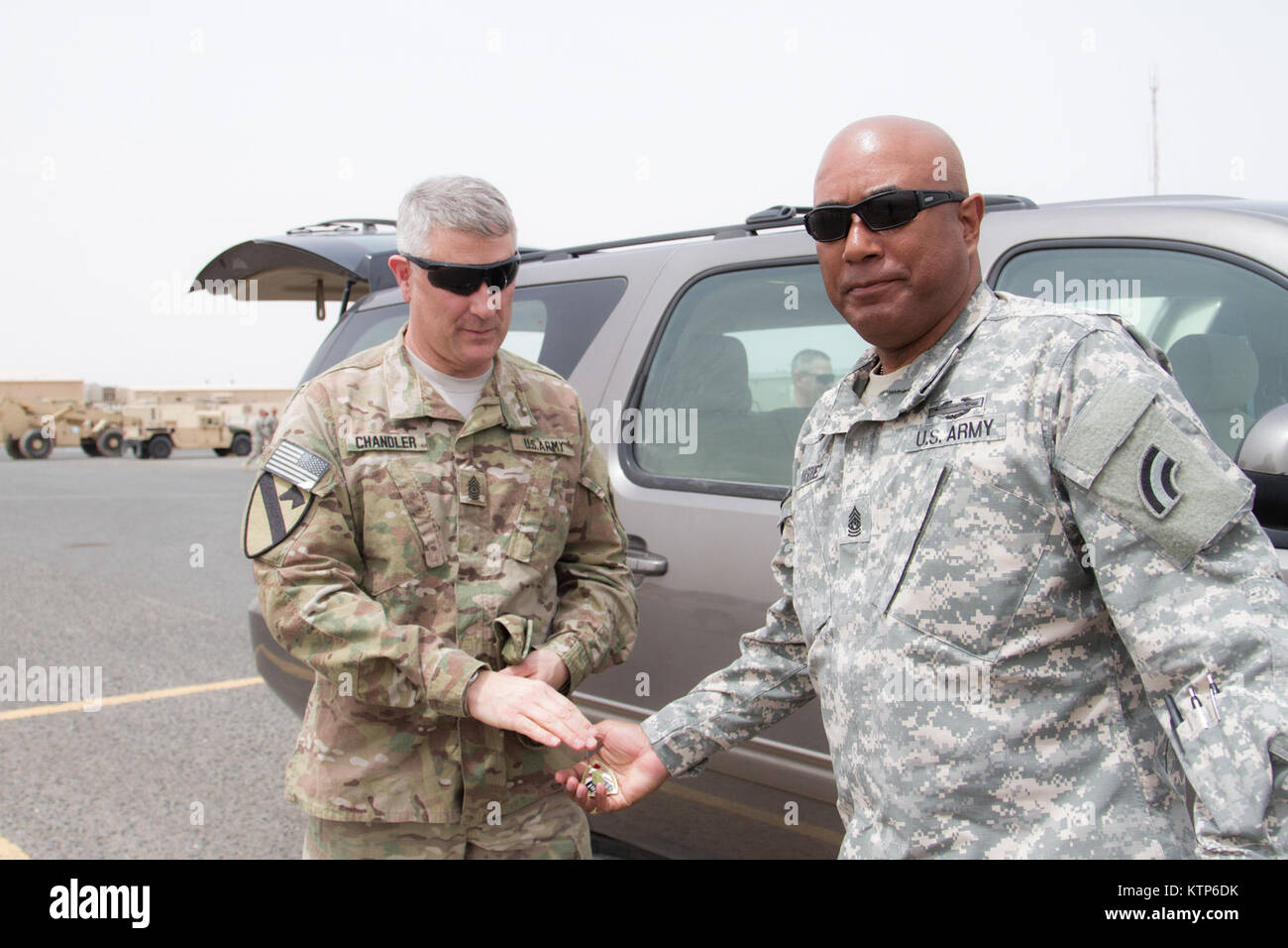 Command Sgt. Major Raymond F. Chandler III, the Sergeant Major of the ...