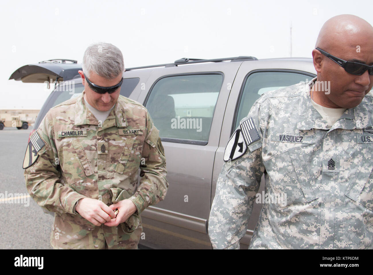 Command Sgt. Major Raymond F. Chandler III, the Sergeant Major of the Army, came to visit ...