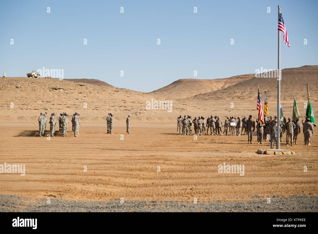U.S. and Saudi Arabian forces conduct a closing ceremony for Exercise ...