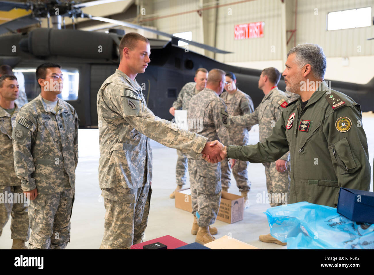 Military award ceremony Stock Photo - Alamy