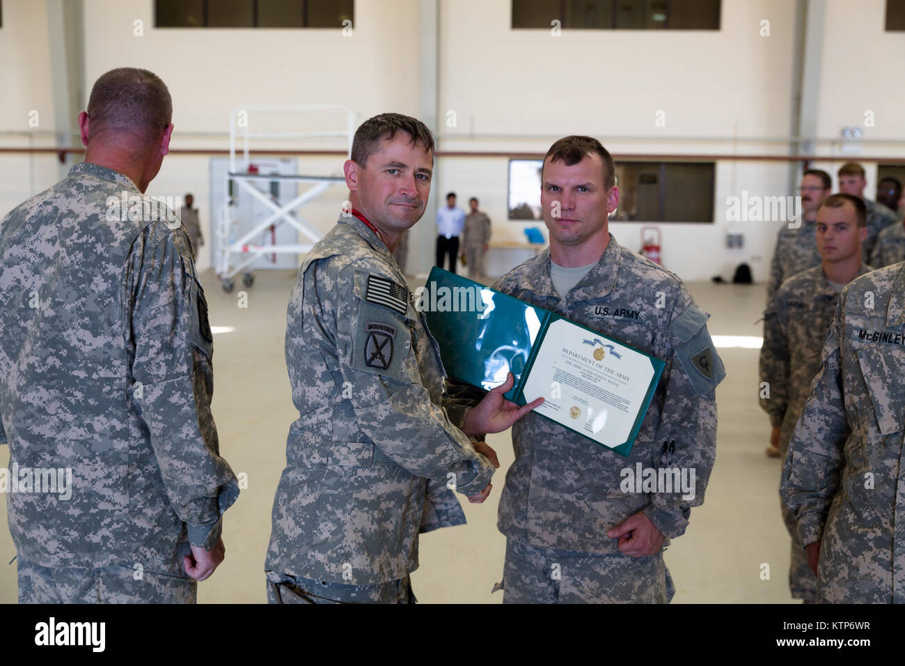 Military award ceremony Stock Photo - Alamy