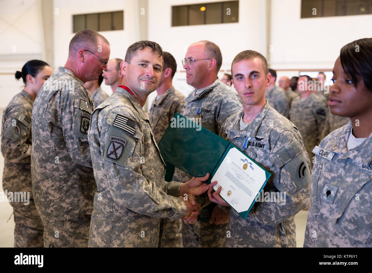 Military award ceremony Stock Photo - Alamy