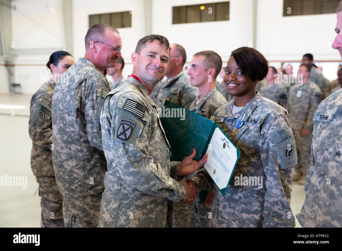 Military award ceremony Stock Photo - Alamy