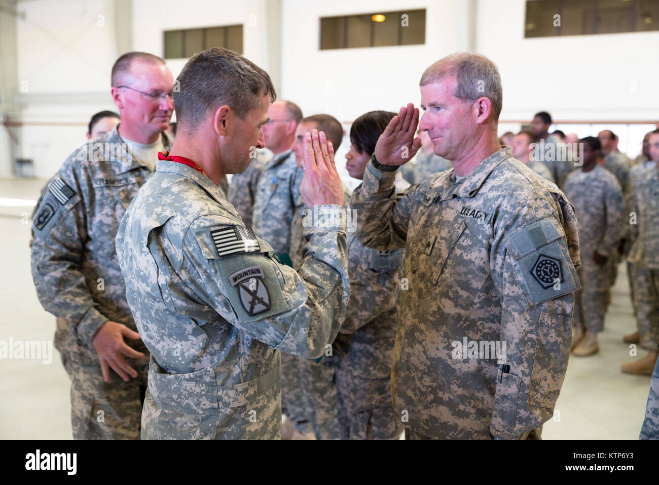 Military award ceremony Stock Photo - Alamy