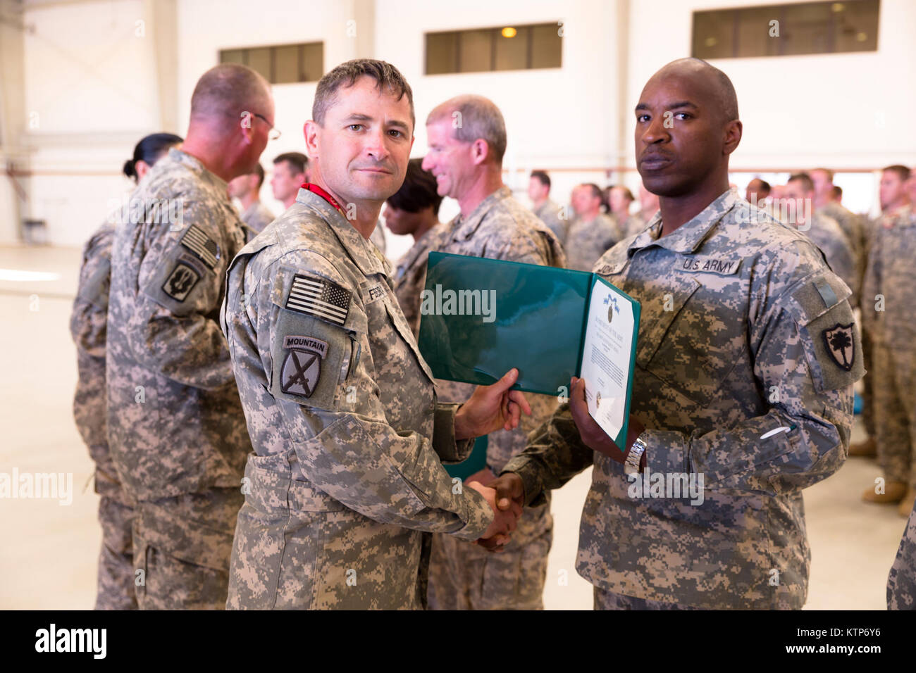 Military award ceremony Stock Photo - Alamy