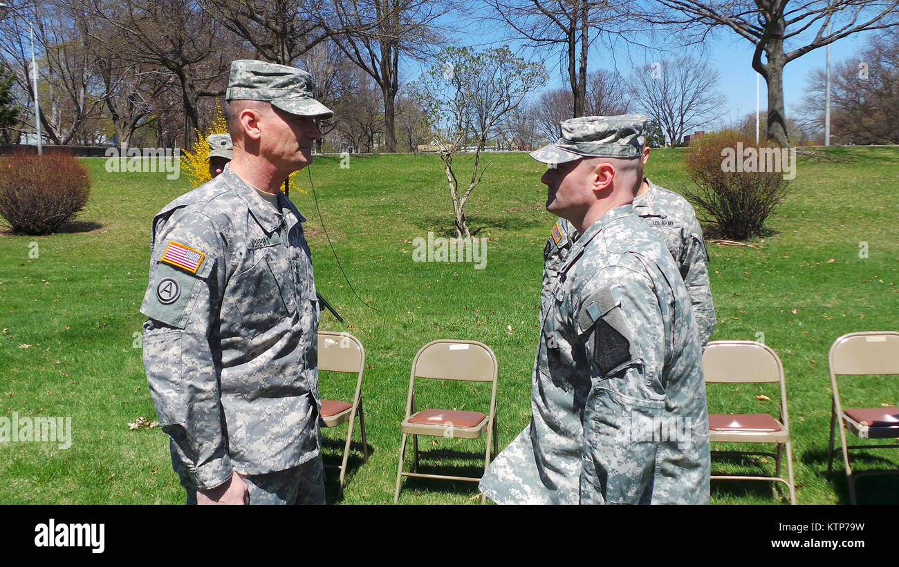 Joseph Mitchell is promoted to the rank of Command Sgt. Maj. by Maj ...