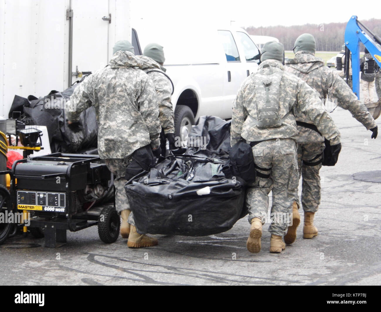 ORISKANY, N.Y. -- A decontamination team from the 2nd Squadron, 101 ...