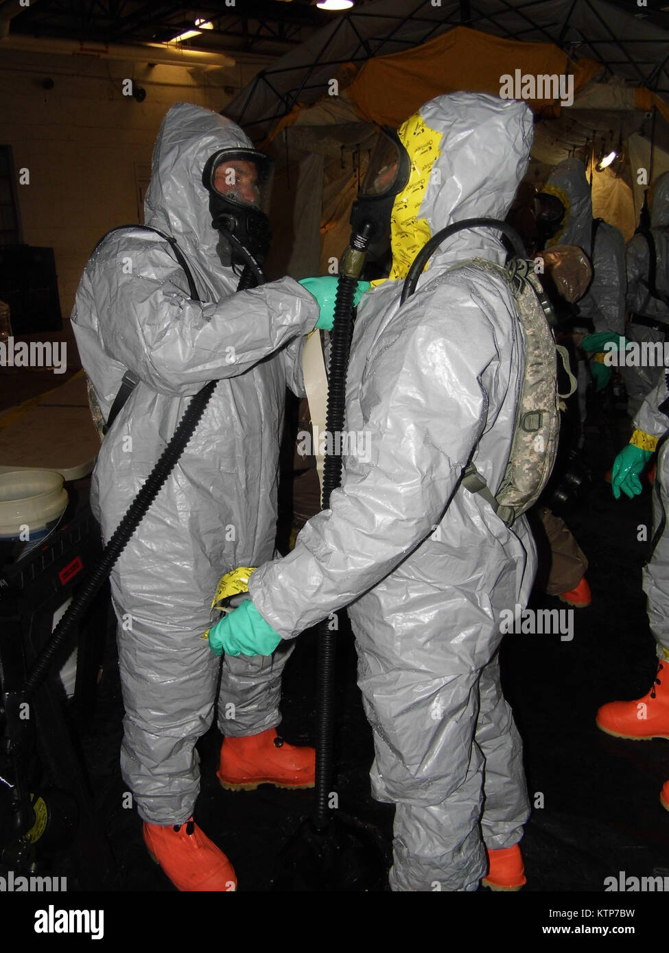 ORISKANY, N.Y. – Soldiers of the decontamination team from the 2nd ...