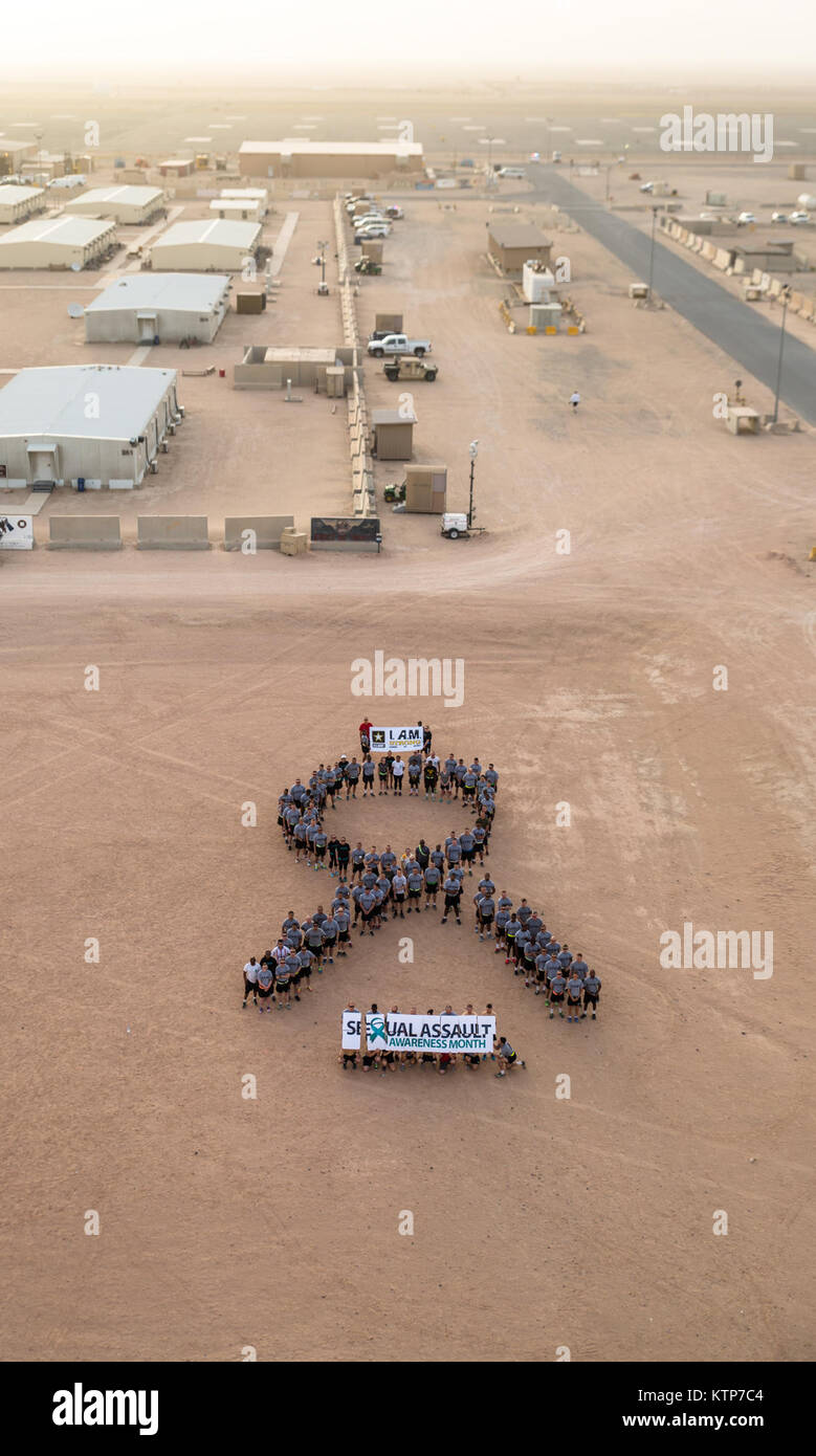 Camp Buehring, Kuwait, held a SHARP Awareness 5K run on April 30th. (N ...