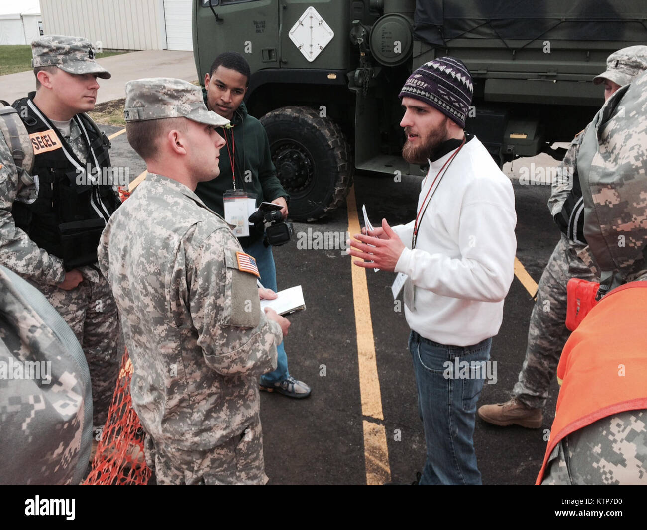 Private First Class Alexander Rector, who serves as a Public Affairs ...