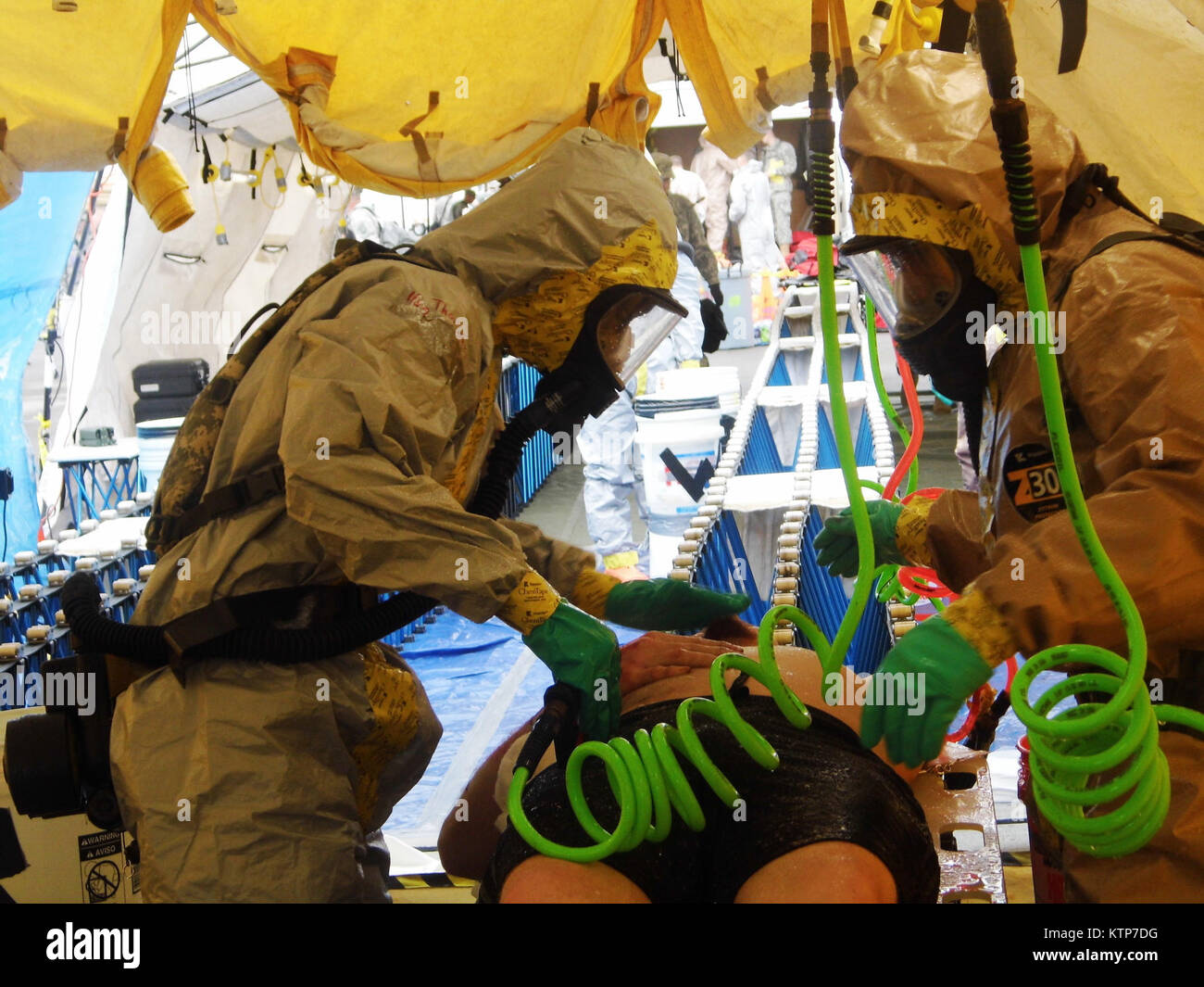 ORISKANY, N.Y. -- A non-ambulatory decontamination team from the 2nd ...