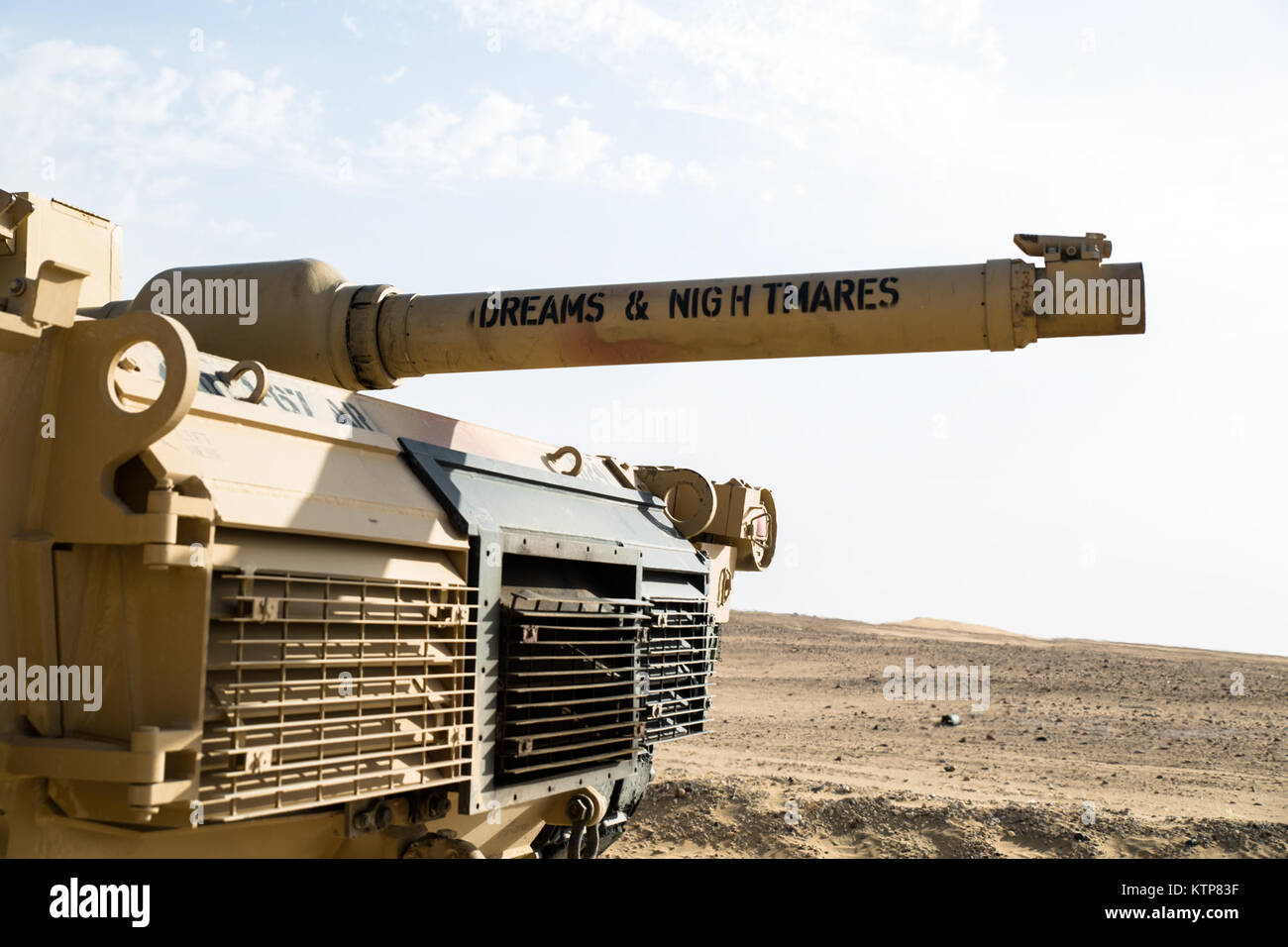An M1 Abrams tank operated by the 4th Infantry Division prepares to ...