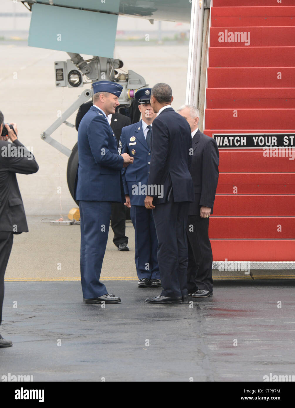 STEWART AIR NATIONAL GUARD BASE--Col. Timothy LaBarge, commander of the ...