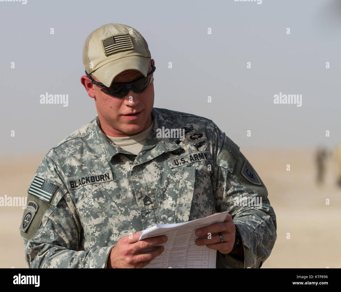 Staff Sergeant Blackburn, a pathfinder with Company F, 3rd Battalion ...