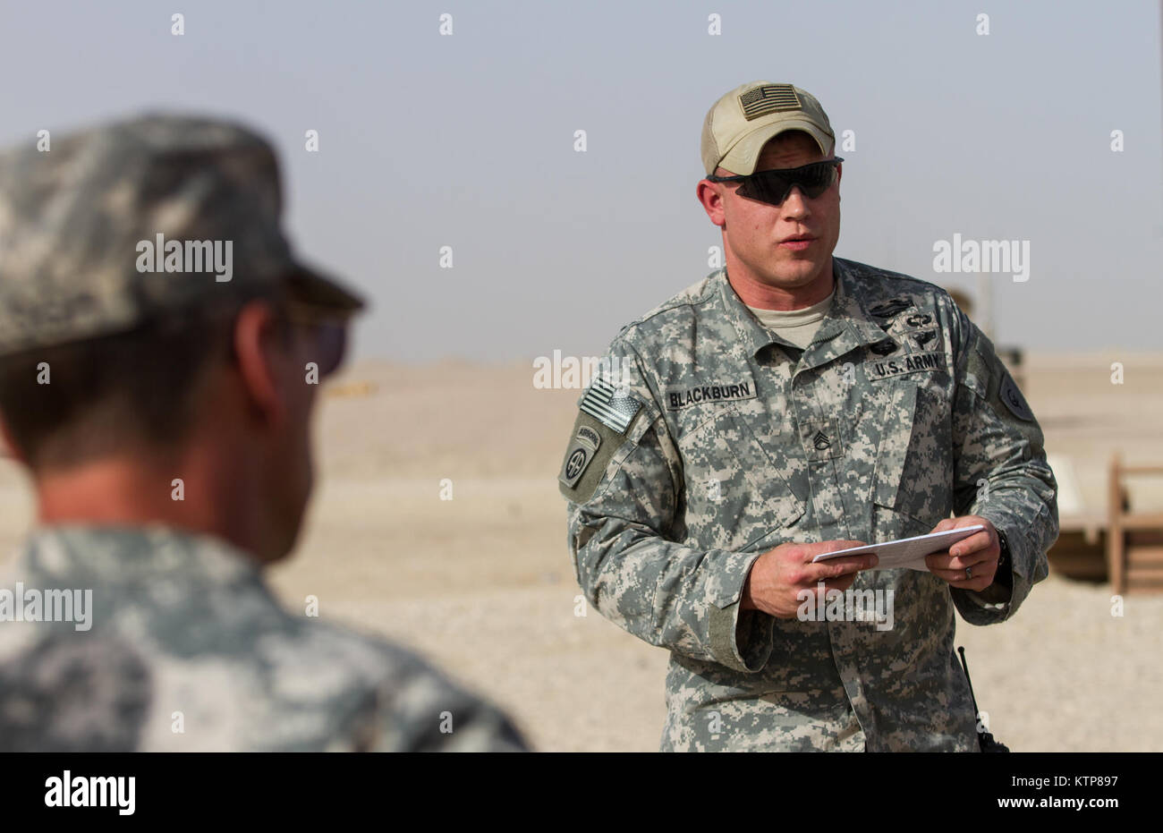 Staff Sergeant Blackburn, a pathfinder with Company F, 3rd Battalion ...