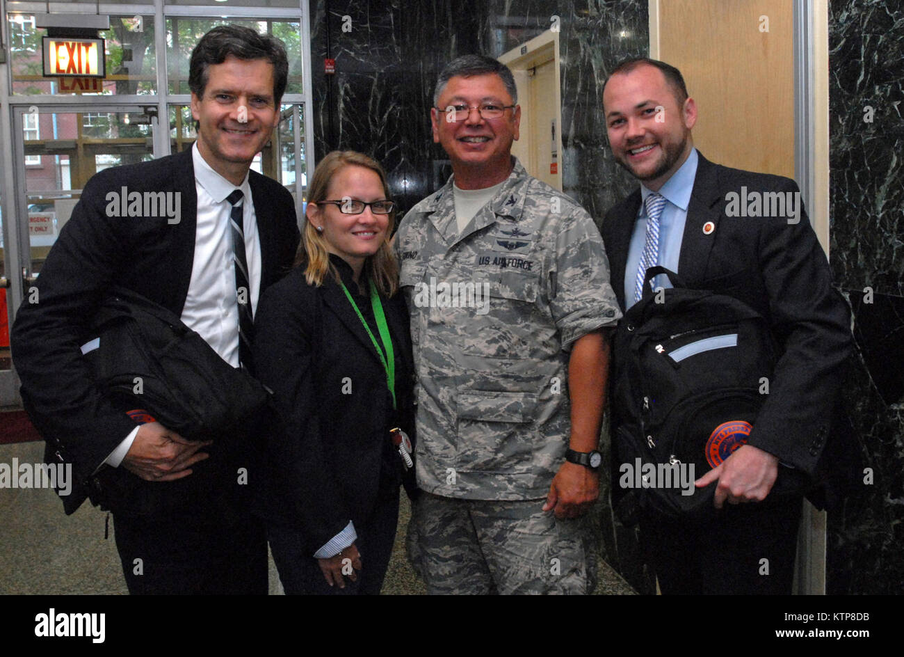 NEW YORK -- New York State Senator Brad Hoylman (far left), PS41 ...