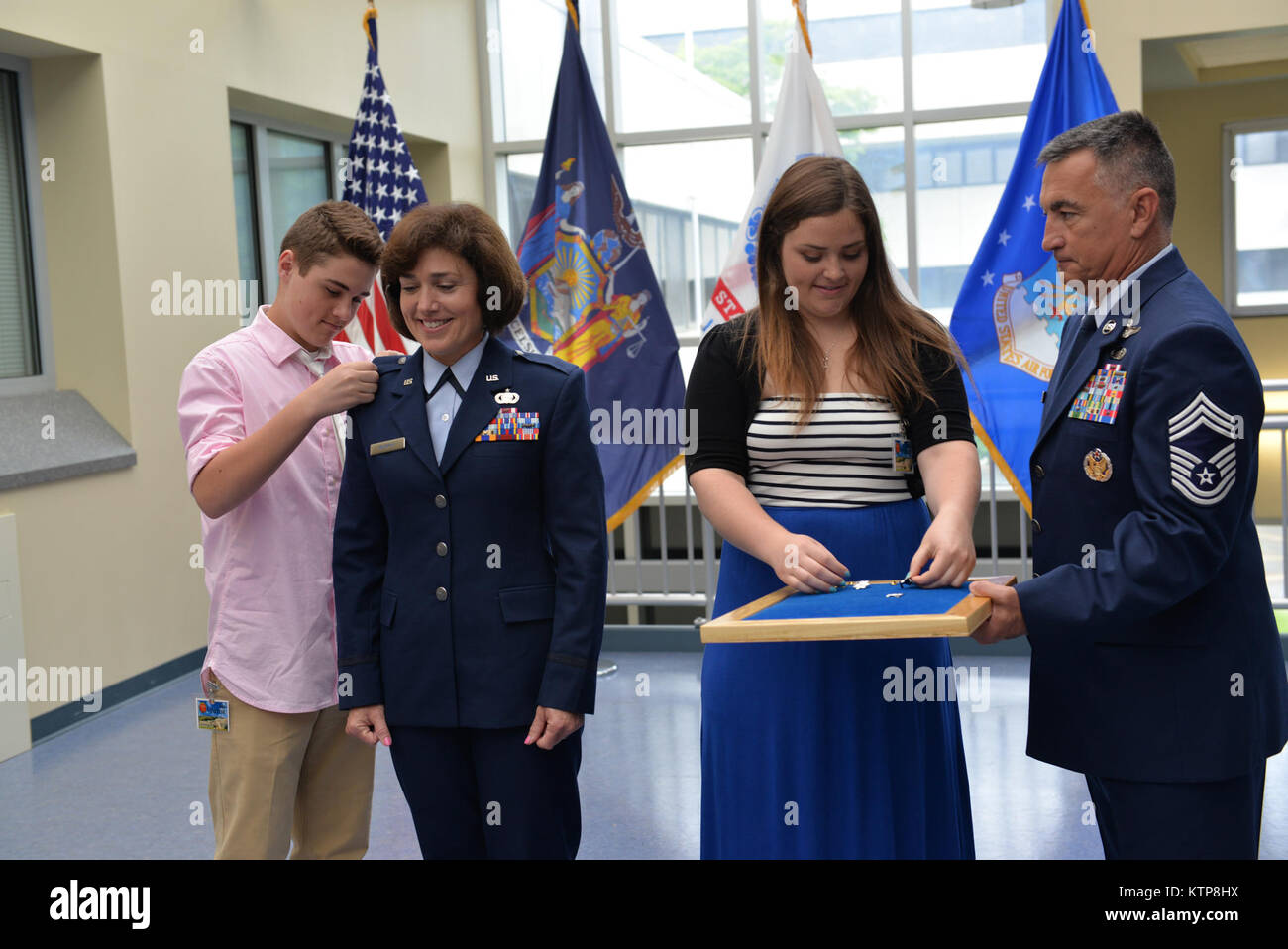 LATHAM-- Newly promoted New York Air National Guard Colonel Maureen ...