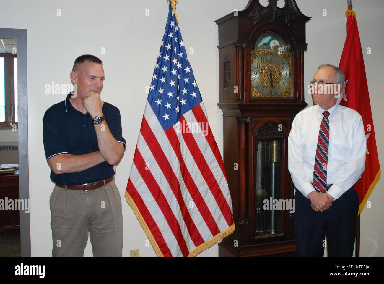 LATHAM- Major General Patrick Murphy ( left) the Adjutant General of ...