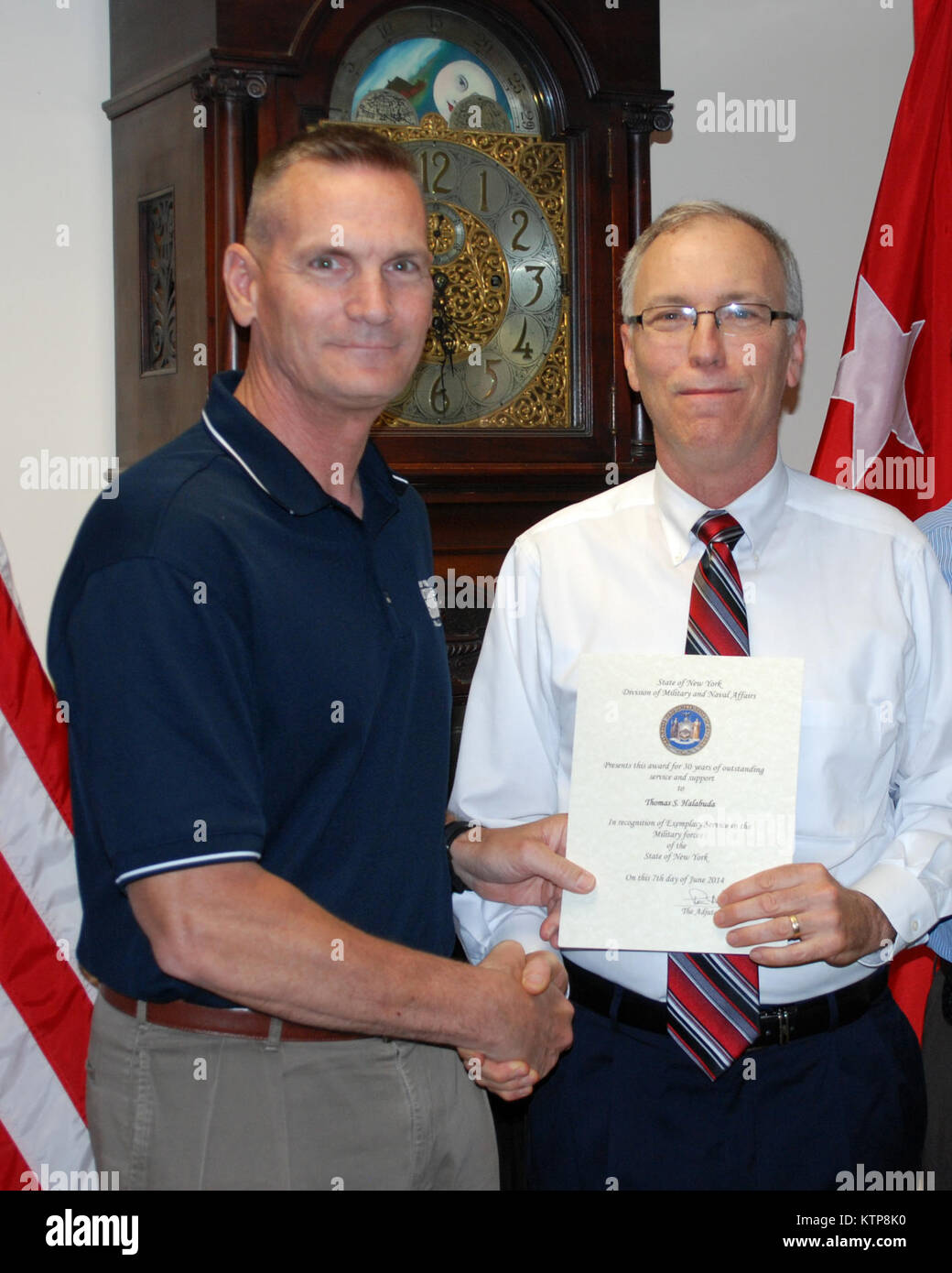 LATHAM- Major General Patrick Murphy ( left) the Adjutant General of ...