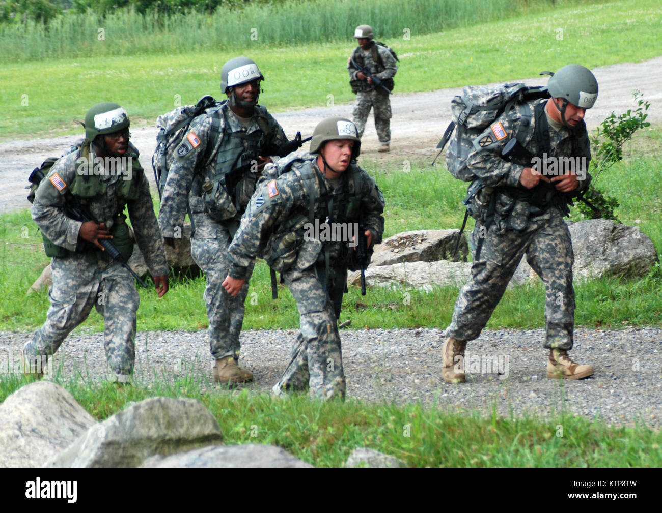 Soldiers ruck march as part of the pre-Air Assault course June 6th ...