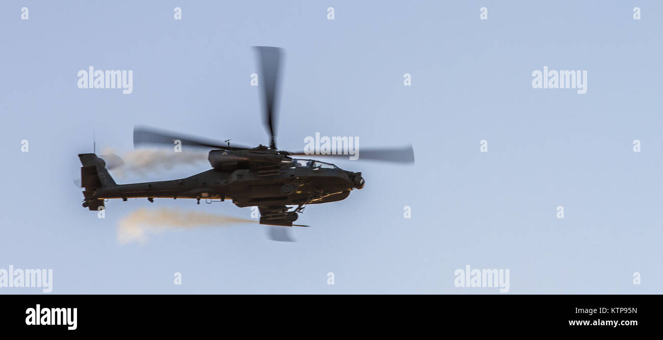 An AH-64 Apache flown by 3rd Battalion, 159th Attack Reconnaissance ...
