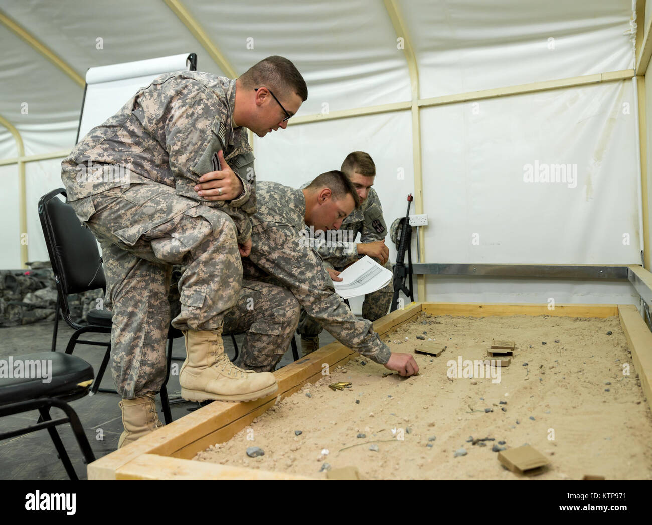 Sgt. Mathew Kratts (front left), a paralegal with the 642nd Aviation ...