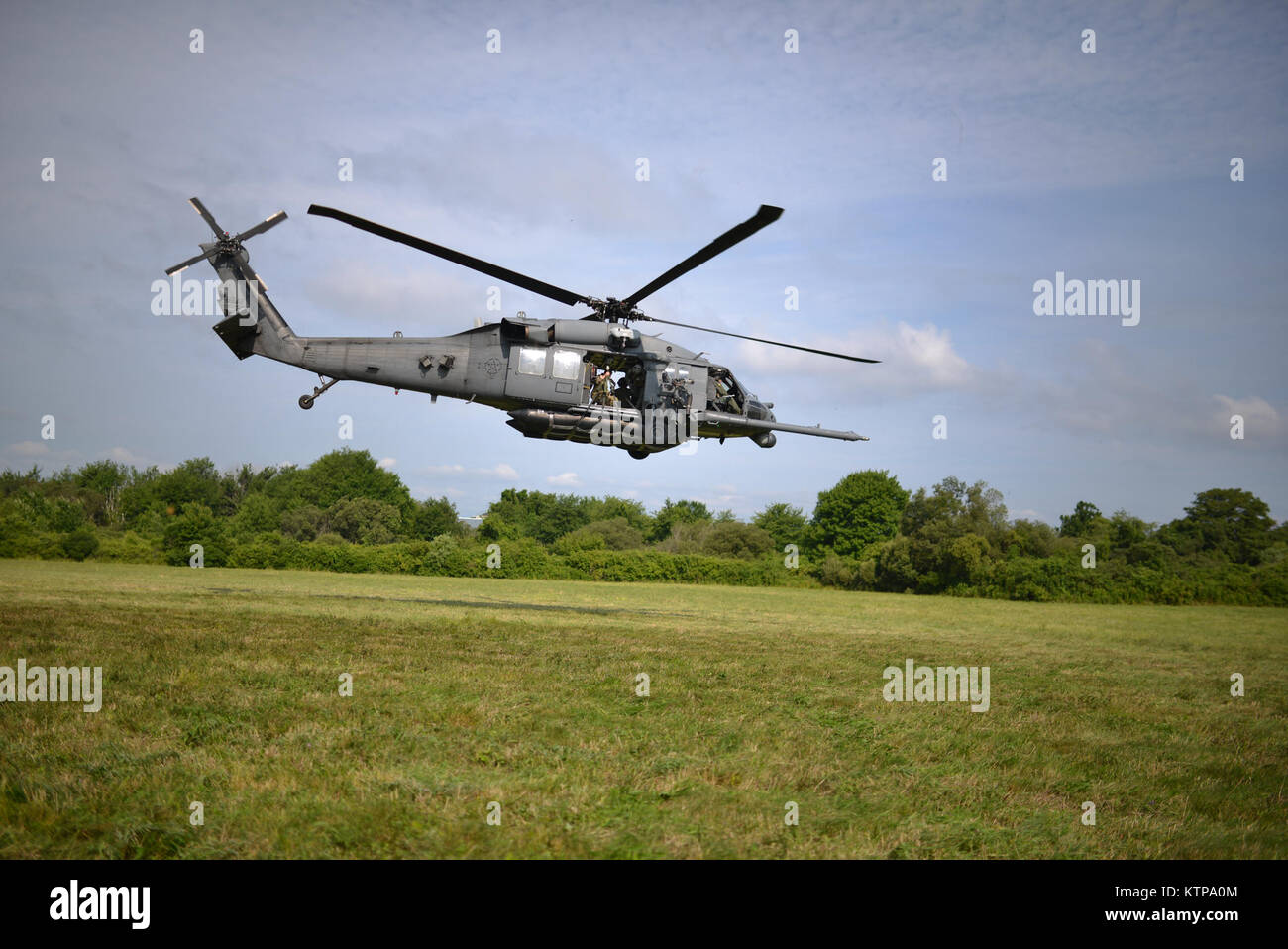 Airmen with the 101st Rescue Squadron train with soldiers from A ...