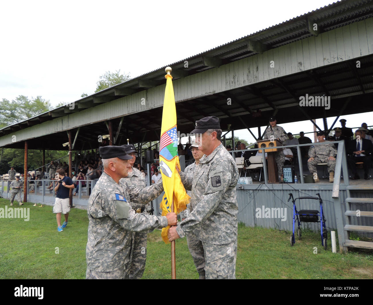 CAMP SMITH- New York Guard Major General Fergal Foley, the outgoing ...