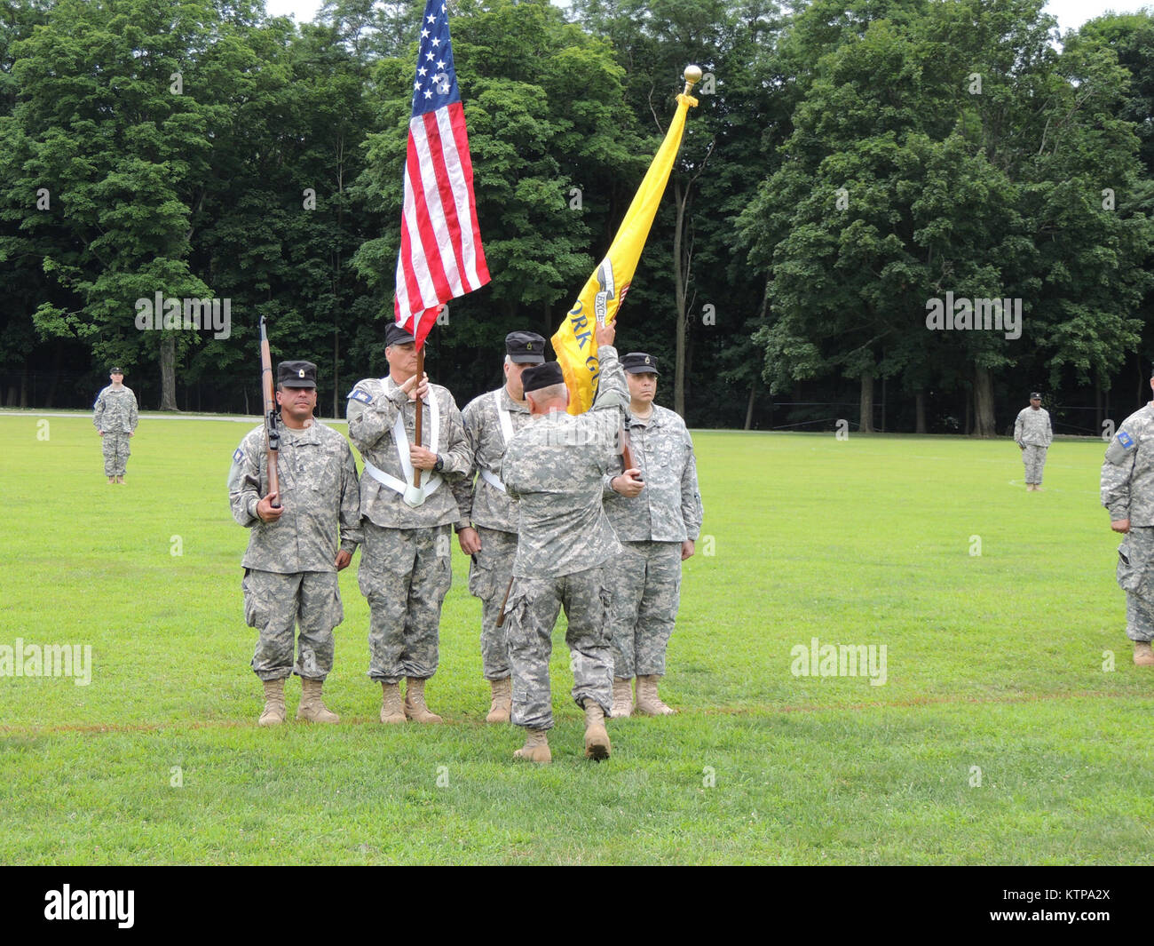 CAMP SMITH- New York Guard members conducted a traditional Change of ...