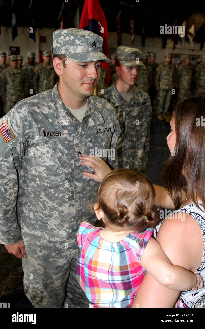 Headquarters Support Company, 42nd Infantry Division promotion ceremony ...