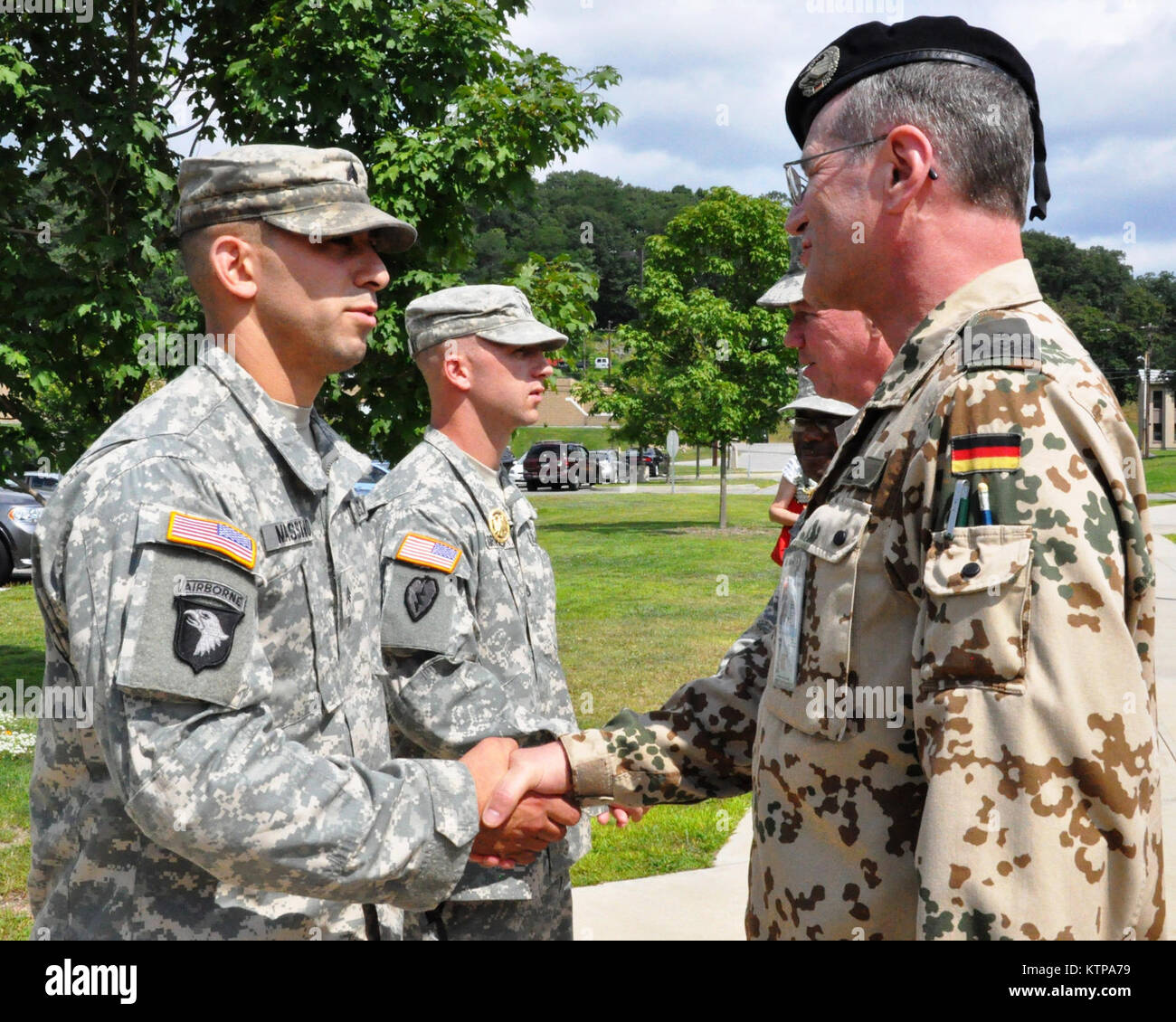 CAMP SMITH TRAINING SITE – Lt. Col. Rolf Metz, German Army Liaison ...