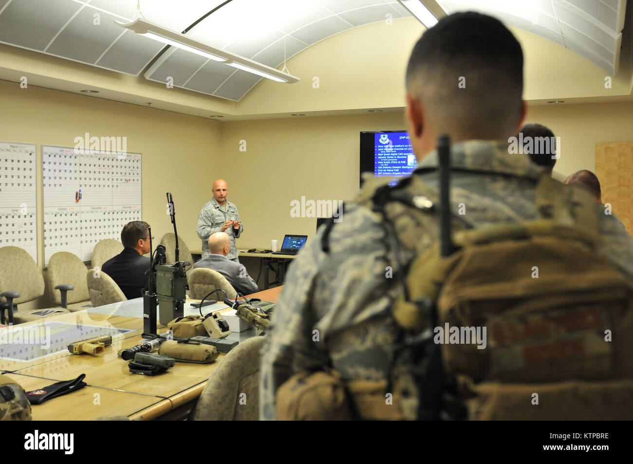 Hancock Field Air National Guard Base, N.Y. - Mr. James J. Brooks, a ...