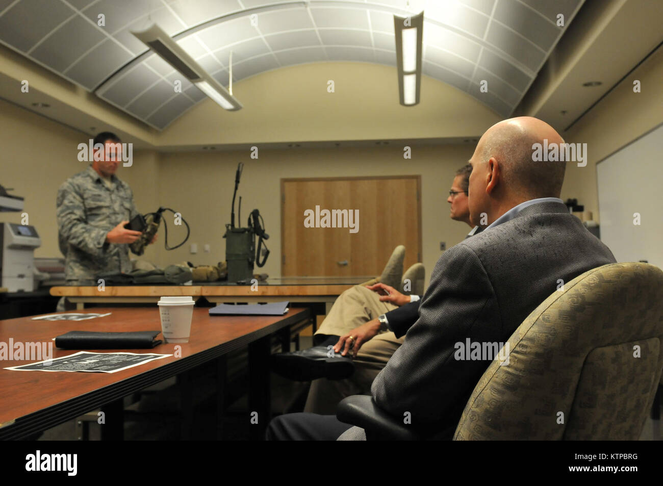 Hancock Field Air National Guard Base, N.Y. - Mr. James J. Brooks, a ...