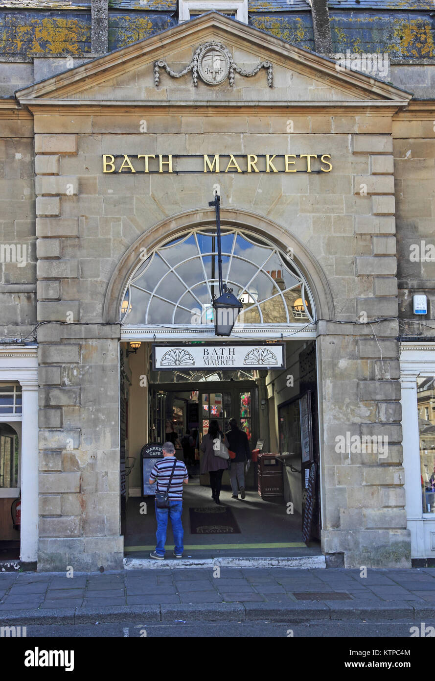 Entrance to Bath Markets, Bath Stock Photo - Alamy