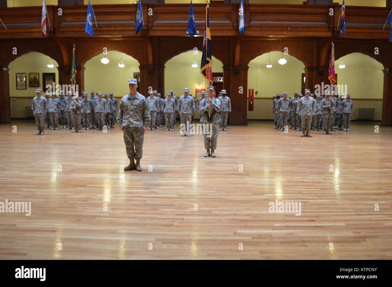 BUFFALO-- Members of the New York Army National Guard's 153rd Troop ...