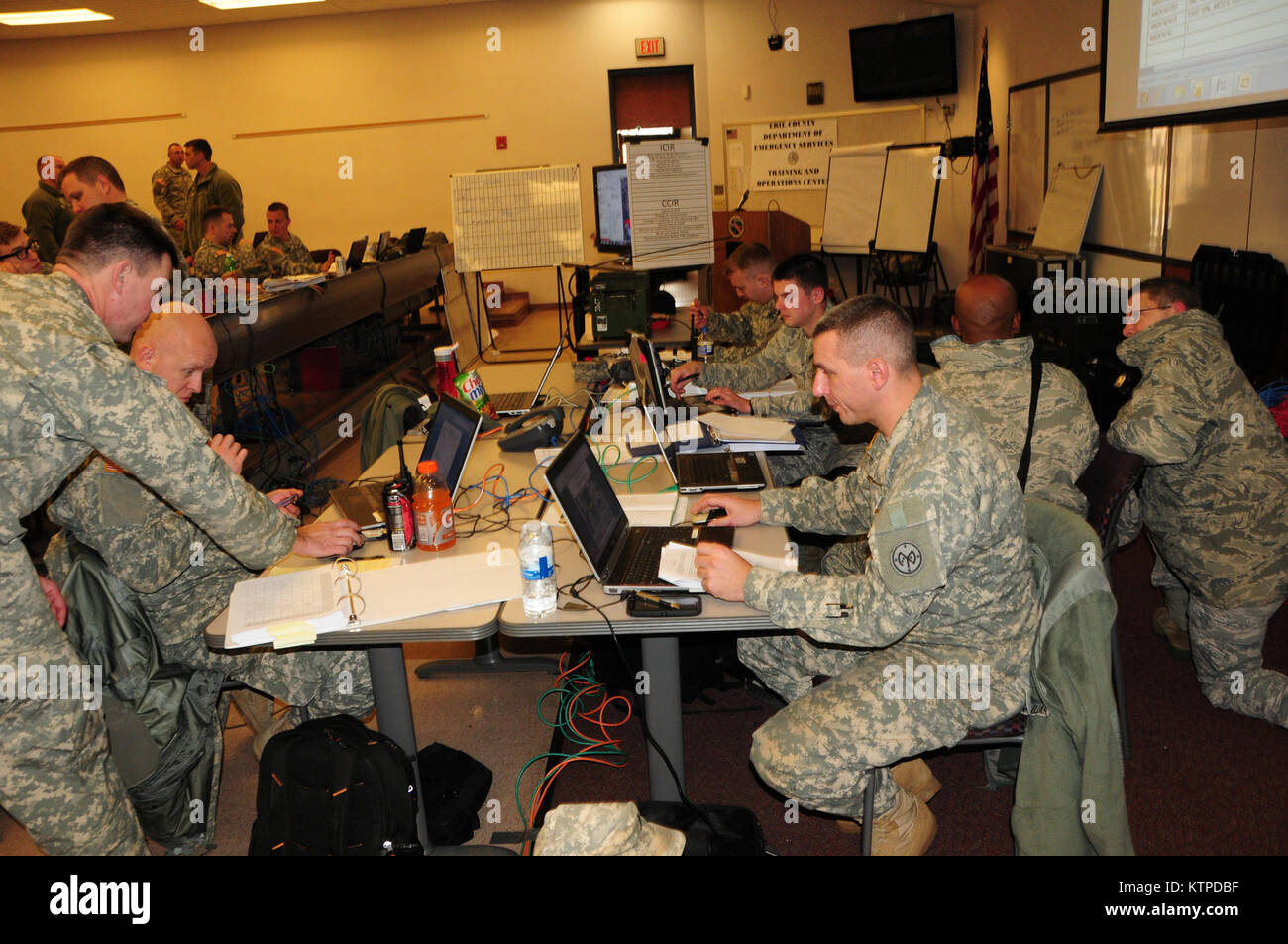 Homeland Response Force Exercise Operations Center Stock Photo - Alamy