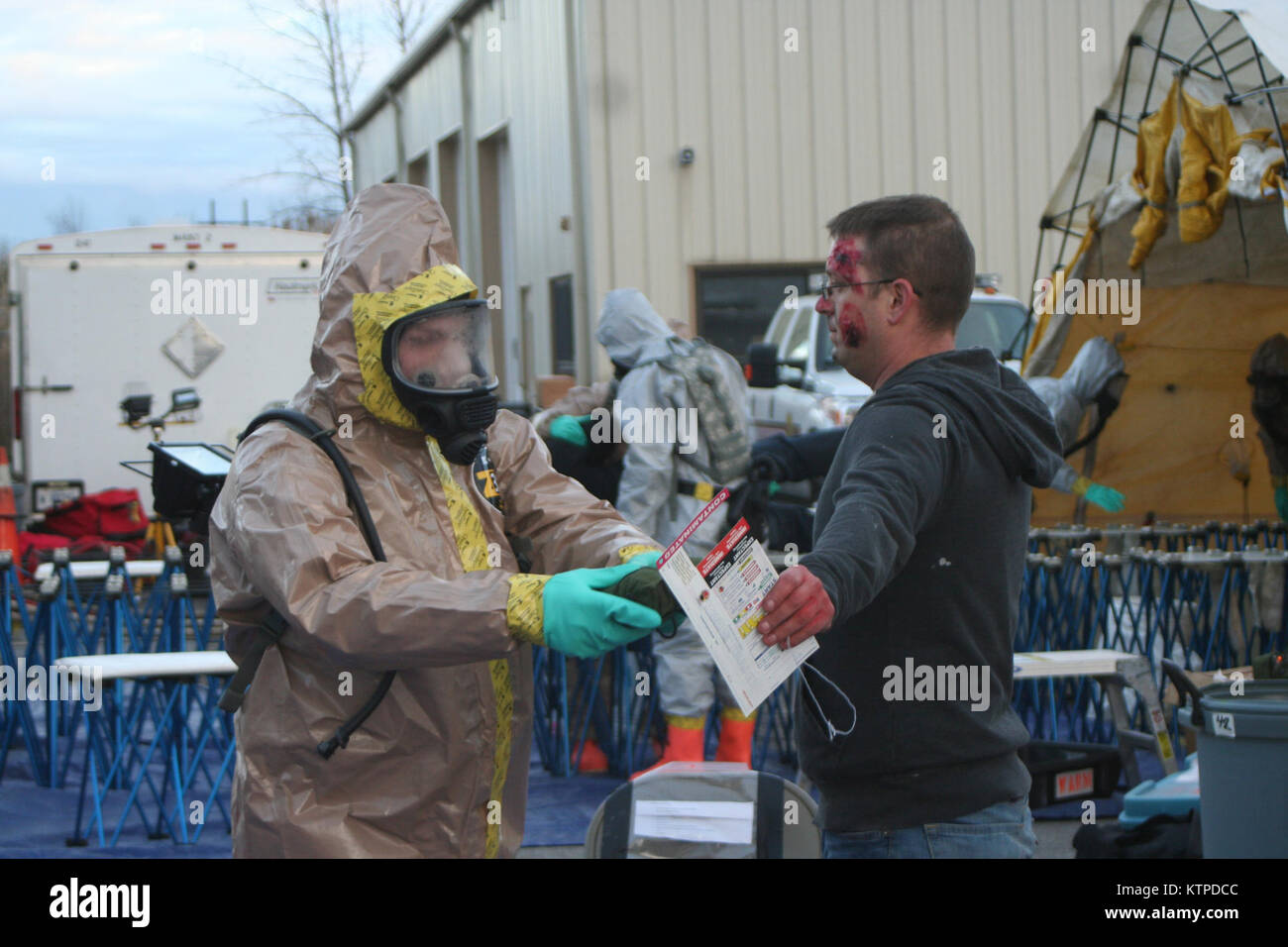 Radiological or nuclear cbrn element emergency services hi-res stock ...