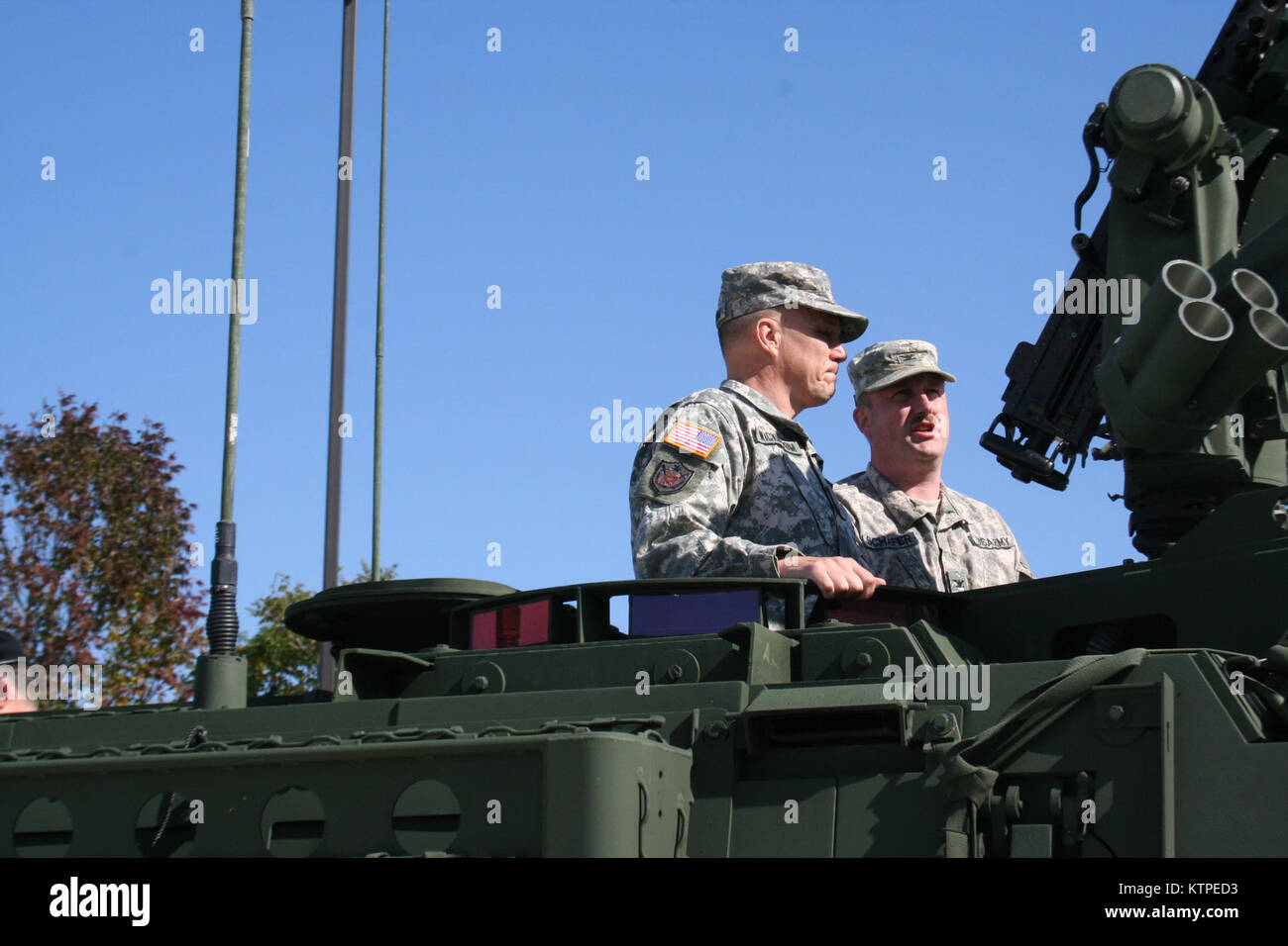 New York Army National Guard Brig. Gen. Steven Wickstrom, left, speaks ...