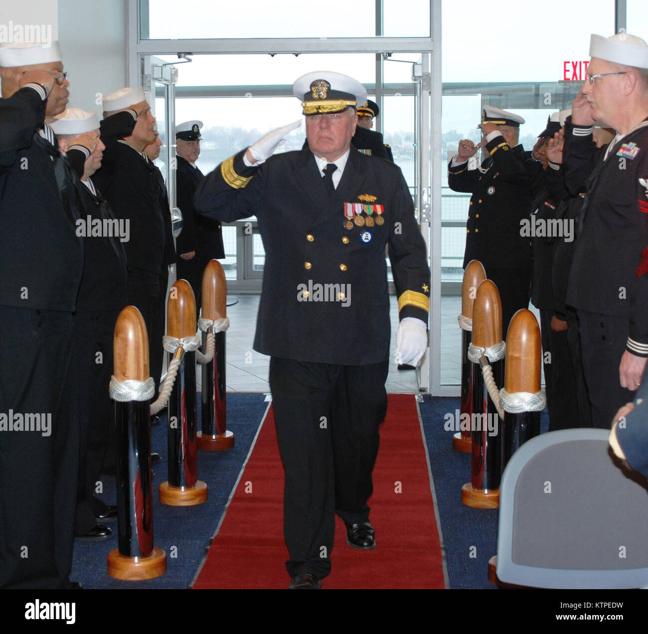 New York Naval Militia Rear Admiral David Tucker, the deputy ommander ...