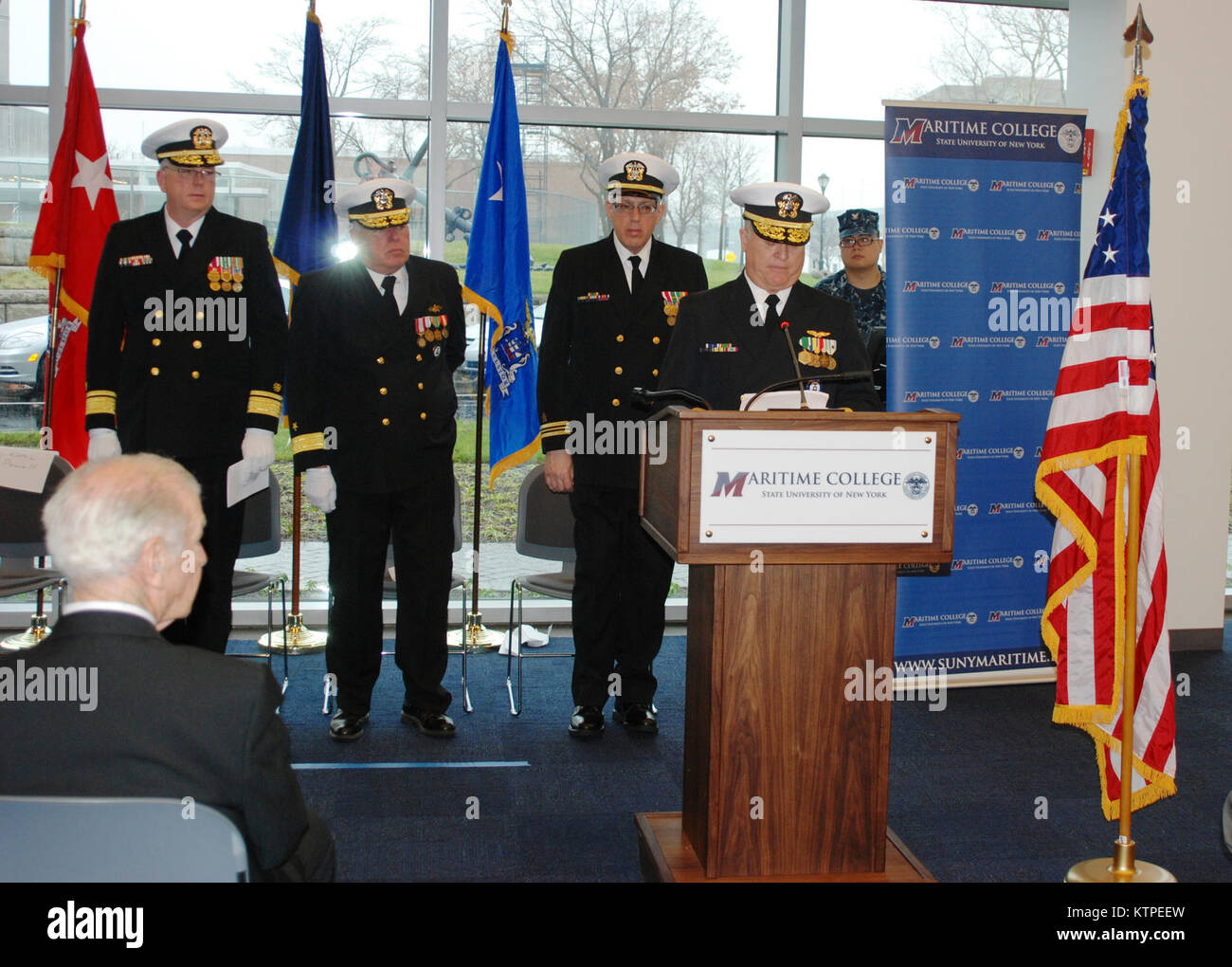 New York Naval Militia Commander Rear Admiral Ten Eyck "Trip" Powell ...